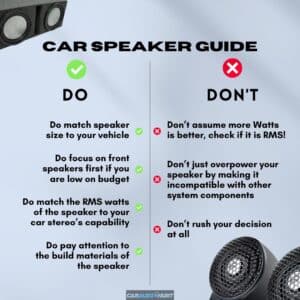 Car Speaker Buying Guide - What Factors to Consider?